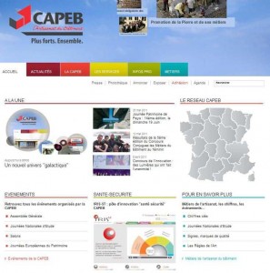 Actualité bâtiment : Le site internet de la CAPEB entièrement refondu ...